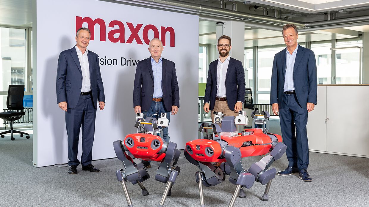 maxon and ANYbotics, a strategic partnership | maxon group
