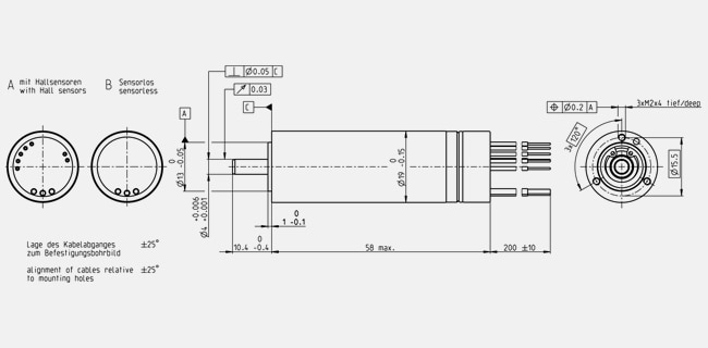 Двигатель MAXON ECX SPEED 19 L
